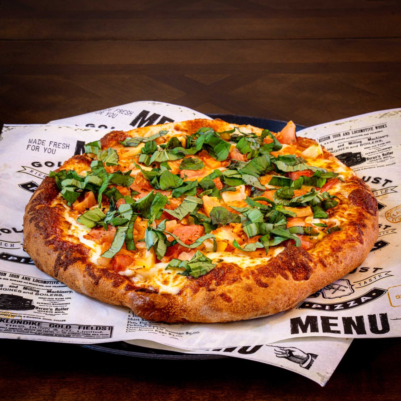 Our Menu - Handcrafted Pizzas, Calzones, and More | Gold Dust Pizza