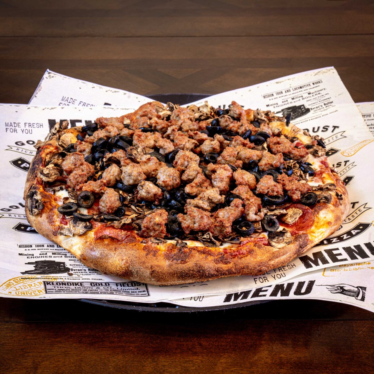 Our Menu - Handcrafted Pizzas, Calzones, and More | Gold Dust Pizza