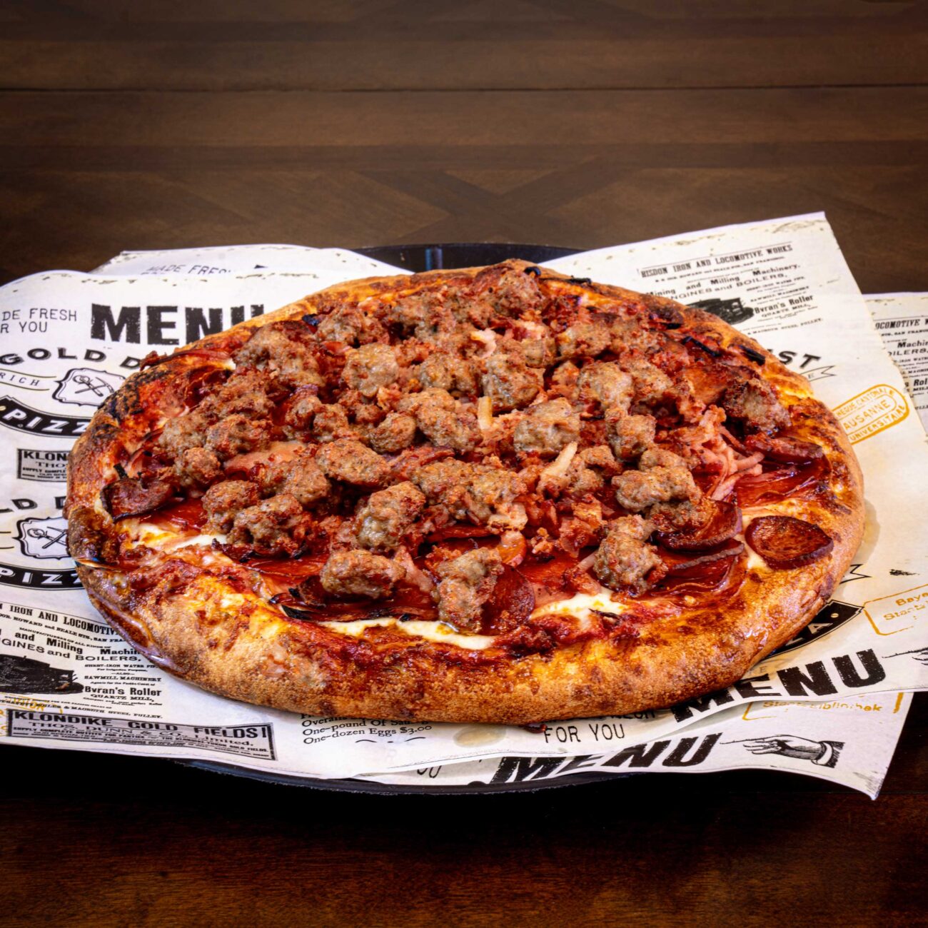 Our Menu - Handcrafted Pizzas, Calzones, and More | Gold Dust Pizza