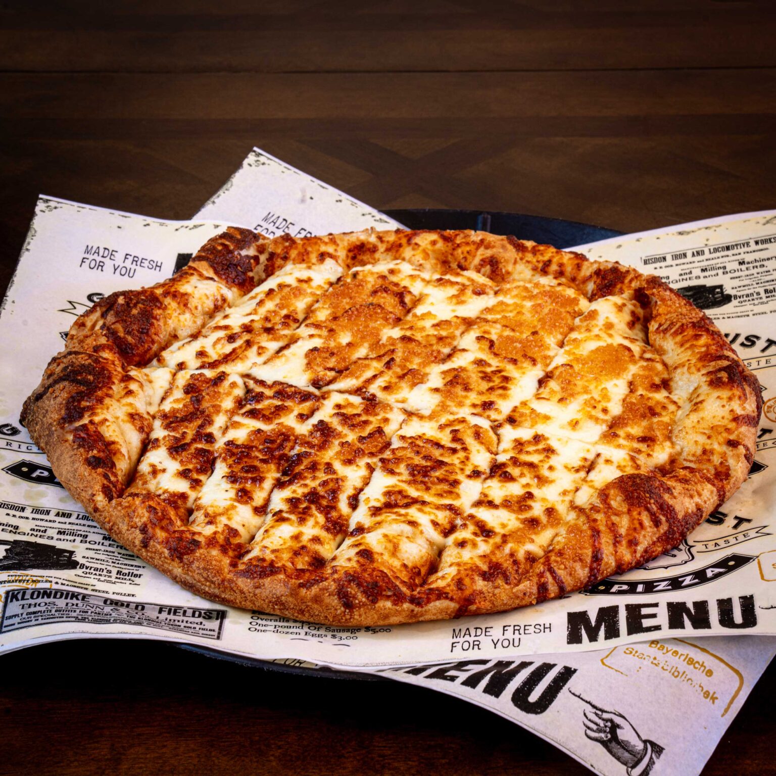 Our Menu - Handcrafted Pizzas, Calzones, and More | Gold Dust Pizza