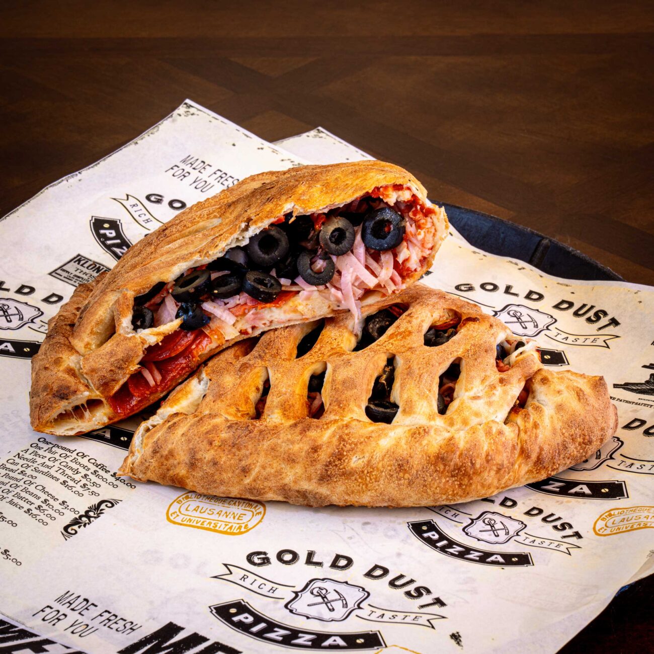 Our Menu - Handcrafted Pizzas, Calzones, and More | Gold Dust Pizza