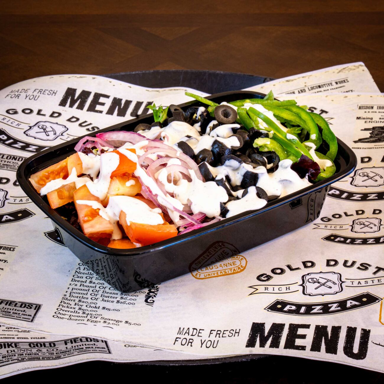 Our Menu - Handcrafted Pizzas, Calzones, and More | Gold Dust Pizza